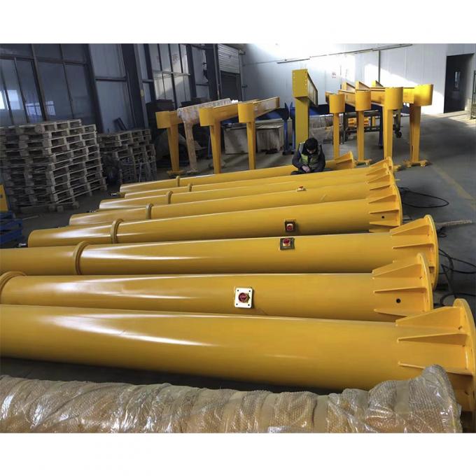 Floor Mounted Fix Kolom Free Standing 5t Engine Lift Jib Crane